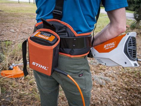 Stihl Fsa R Battery String Trimmer Review Ptr