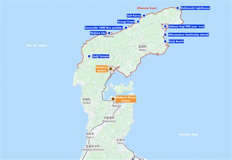 Okunoto Coast Noto Peninsula Tourist In Japan