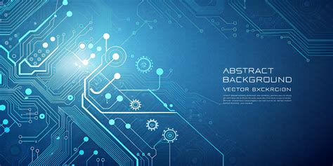 Abstract Vector Background Technology Electronic Circuit Design Backgrounds Ai Free Download
