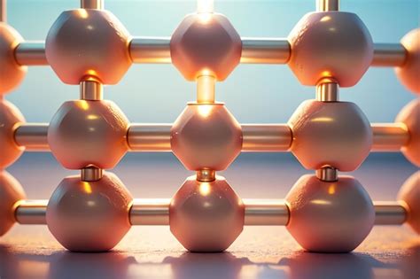 Premium Photo A Close Up Of A Metal Structure With A Blue Background