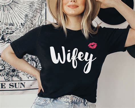 Wifey Tshirt T Fun Bride T Bride Tshirt Honeymoon Tshirt For