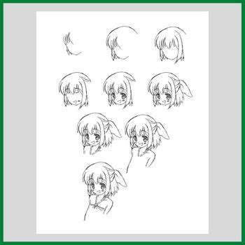 How To Draw Anime Girl Face Step By Step