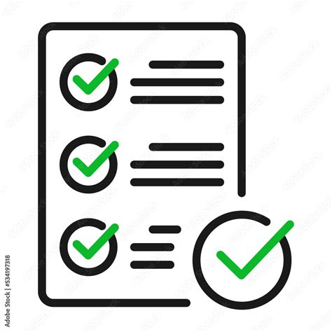Assessment Checklist Icon Feedback Or Checklist Concept Illustration