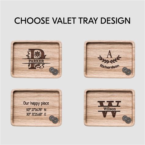 Custom Valet Tray Thehrdwood