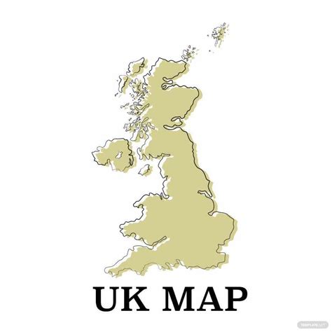 Free Map Of Uk Templates Editable And Printable