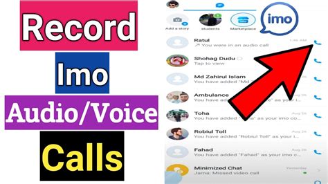 How To Record Imo Audio Calls Record Imo Voice Calls Imo Calls Recording Youtube