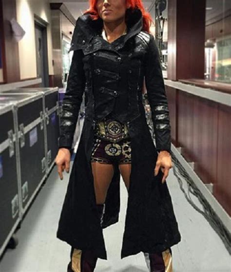 Wwe Wretsler Becky Lynch Leather Coat Tlc