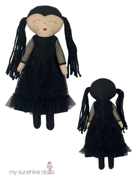 My Sunshine Dolls Vampire Bat Doll 23 Cloth Doll Pdf Sewing Pattern