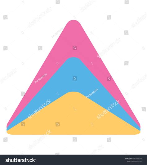 Triangle Shape Layer Graph Like Pyramid Stock Vector Royalty Free 1157751028 Shutterstock