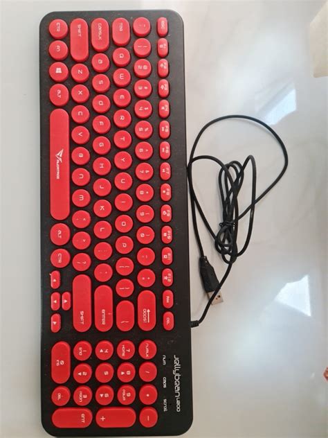 Jelly Bean Keyboard Computers Tech Parts Accessories Computer Keyboard On Carousell