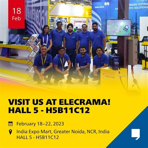 Sridhar Shenoy On Linkedin Omicron Elecrama Exhibition Testing Transformer