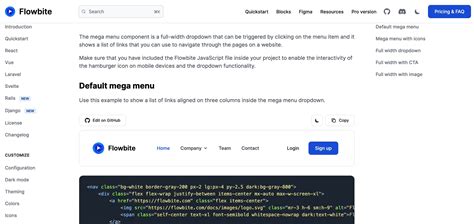 I Built A Collection Of Mega Menu Components In Tailwind Css Mit