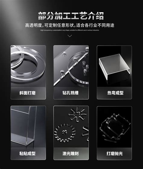 高透明pmma亚克力板激光切割打孔凹槽陈列展示架印刷 阿里巴巴