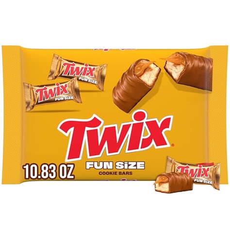 Twix Fun Size Caramel Cookie Milk Chocolate Bars