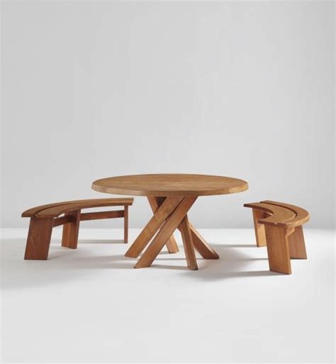 Table Model T21 With Pair Of Benches S38