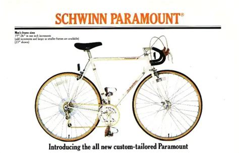 The Schwinn Paramount 1938 To 2009