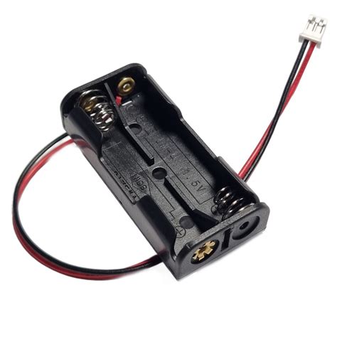 2 × Aaa Battery Holder Case With Jst Ph Connector Zaitronics