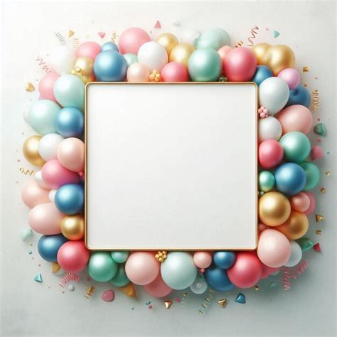 Balloons Rounded Square Images Free Download On Freepik