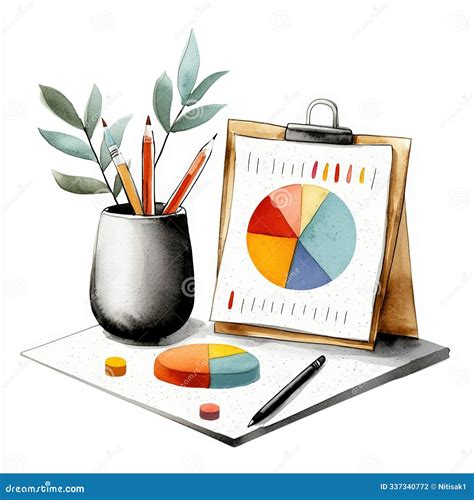 Pie Chart Set Colored Segmented Circle Icons Pie Chart Divided Equal