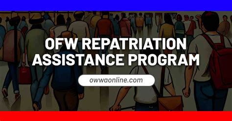 Owwa Repatriation Program How To Apply For Ofws Owwa Online