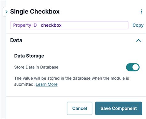 Single Checkbox Component