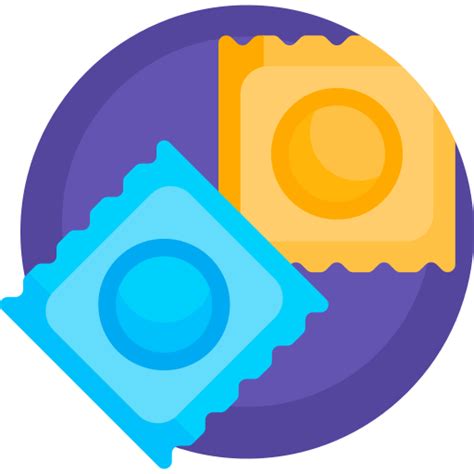 Condoms Detailed Flat Circular Flat Icon