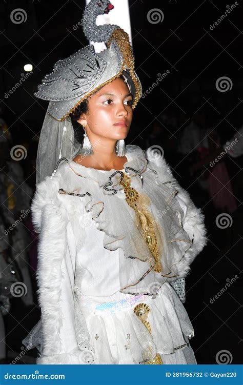 A Beautifully Dressed Hansa Natuma Dancer Swan Dance Performs Along A
