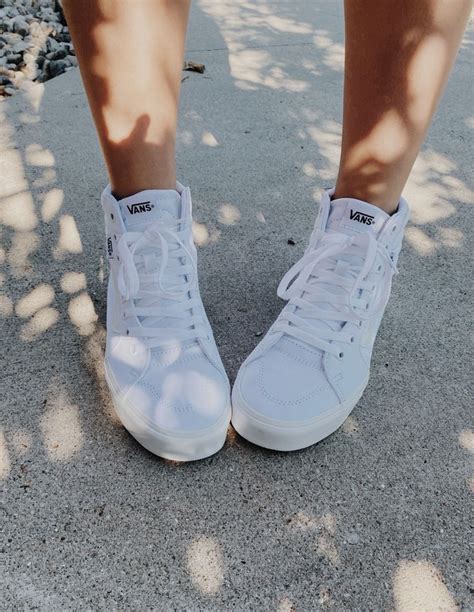 Vans Sk8 Hi Wide Canvas True White Classics Shoe White Vans Shoes