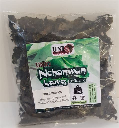 Nchuanwu Leaves Efinrin 40g African Foods Hair And Beauty