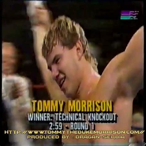 Tommy Morrison Vs Harry Terrell Youtube