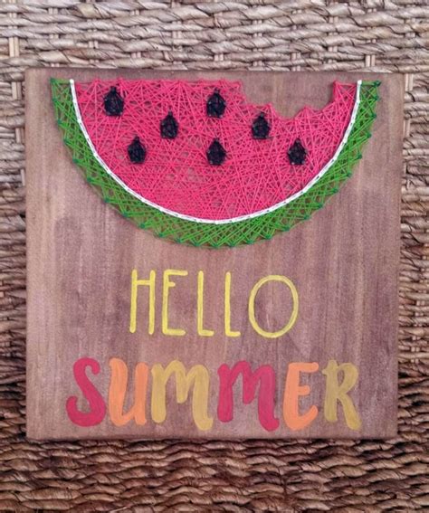 10 summer string art to put you in a summer mood string art