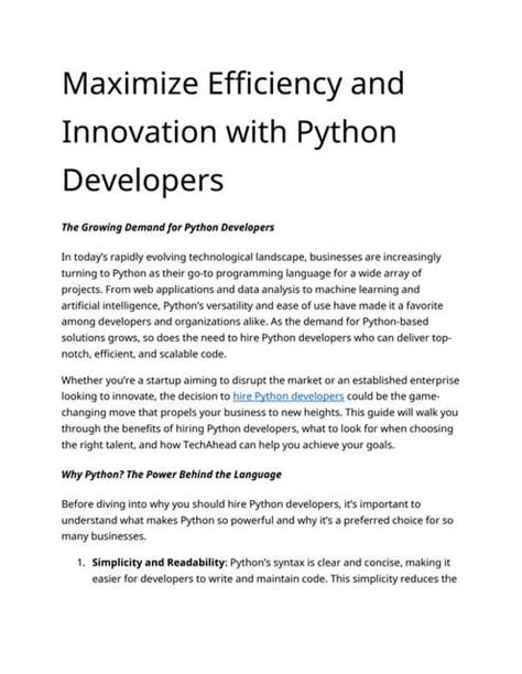Ultimate Guide To Hire Dedicated Python Developers For Scalable Backend
