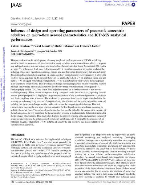 Pdf Influence Of Design And Operating Parameters Of Pneumatic