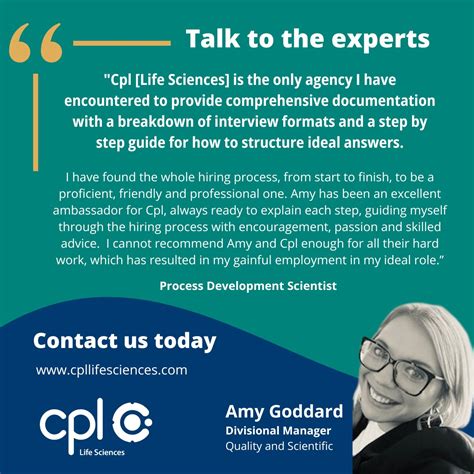 Cpl Life Sciences On Linkedin Lifesciences Lifesciencejobs Careerdevelopment Talktotheexperts…