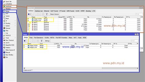 Tutorial Mudah Setting Bridge Di Mikrotik Dan Penjelasan Lengkapnya Pdn My Id