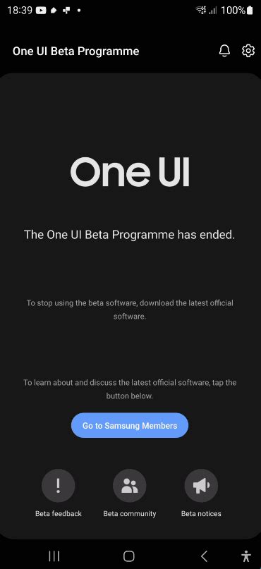 Stuck In Beta For Android 13 One Ui 5 Despite Updating Samsung Community