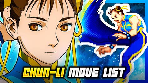 Chun Li Move List Street Fighter Alpha 3 Max Street Fighter Zero 3