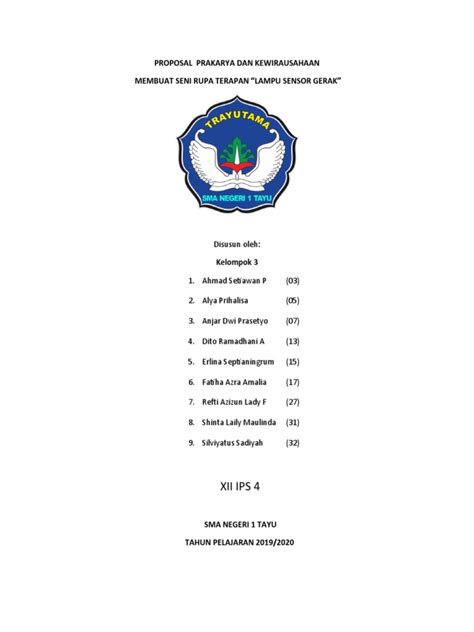 proposal lampu sensor gerak pdf