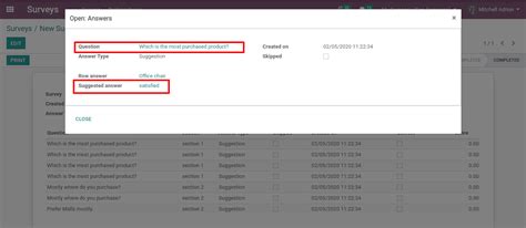 Survey Management In Odoo 13