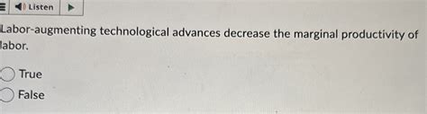 Solved Listenlabor Augmenting Technological Advances