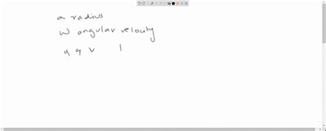 SOLVED A Uniform Sphere Of Radius A Rotating With An Angular Velocity