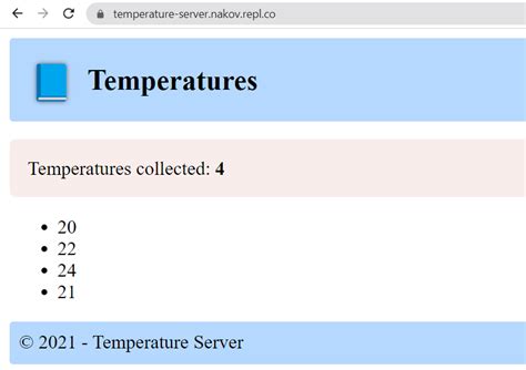 GitHub Nakov TemperatureServer Very Simple IoT Server For Colleting Temperatures
