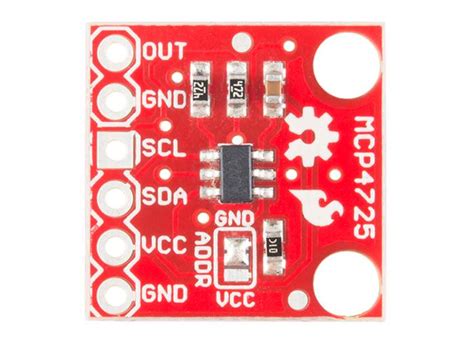 sparkfun i2c dac breakout mcp4725 robot gear australia