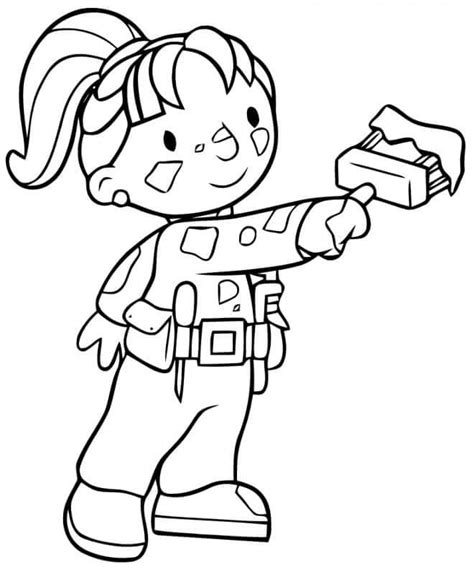 Bob A Mester Színezők Nyomtatható Bob A Mester Kifestők