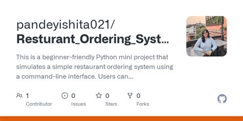 Github Pandeyishita021resturantorderingsystem This Is A Beginner