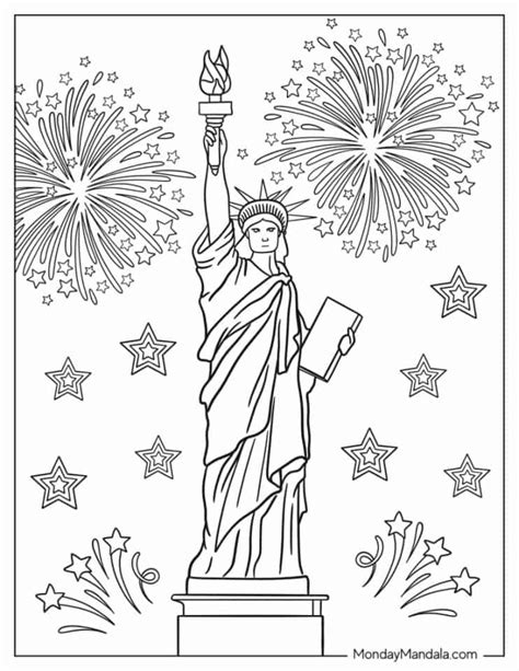 4th Of July Coloring Pages 35 Free Pdf Printables