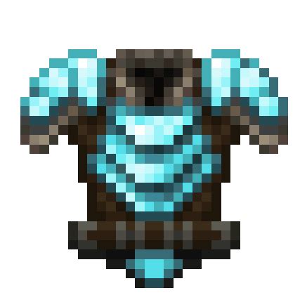 Diamond Chestplate Pixel Art Armor Drawing Minecraft Netherite