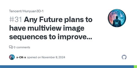 any future plans to have multiview image sequences to improve the