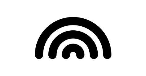 Rainbow Arch Rain Colorful Rainbow Curve Half Circle Nature Signal Wifi