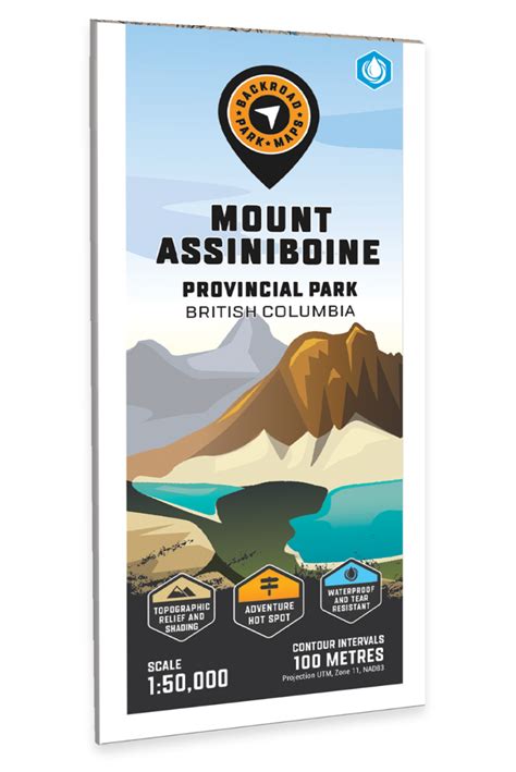 Mount Assiniboine Provincial Park Bc Park Map Explores Gear Shop